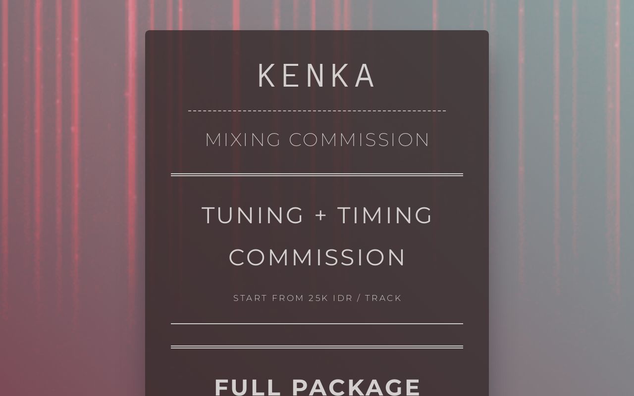 Kenka Mixing Commission